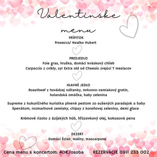 Valentínske menu v Milej deve | TV Nitrička
